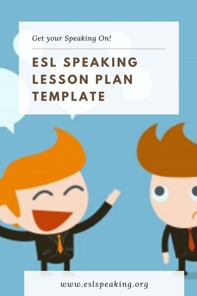ESL Lesson Plan Template | Teach Advanced ESL Convo Classes