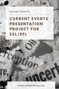 Current Events Presentation Project Ideas and Examples