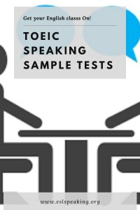 Toeic Speaking Sample Test | TOEIC Speaking Test Questions