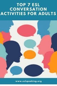 ESOL Speaking Activities, Games and More: ESL Conversation