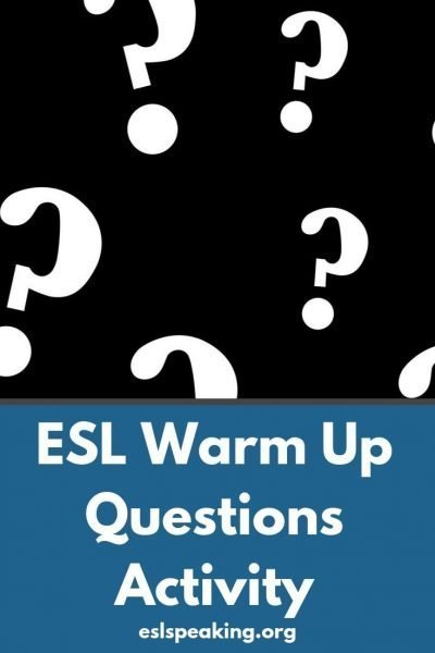 Picture Prompt ESL Warmer | TEFL Warm Up Picture Activity