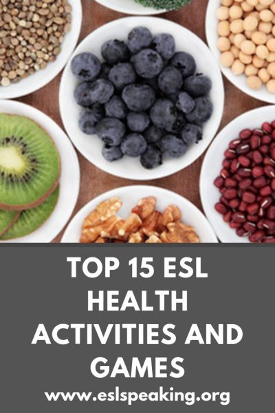 ESL Health Activities: Games, Activities, Worksheets, Vocabulary