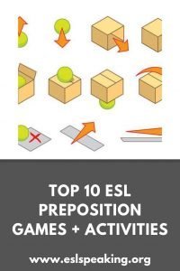 Preposition Games ESL | Best EFL Prepositions Activities
