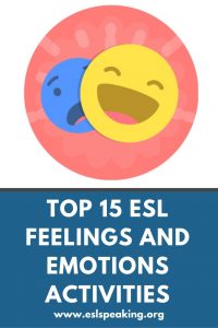 ESL Feelings and Emotions Activities, Games & Lesson Plans