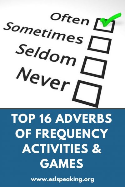 Adverbs of Frequency Activities, Games & Lesson Plans