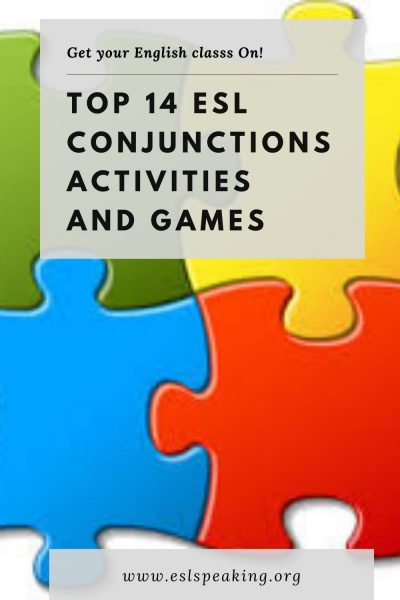 Conjunction Games, Activities, Worksheets & Lesson Plans