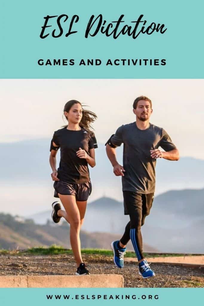 Running Dictation ESL Game | ESL Dictation Passages, Exercises