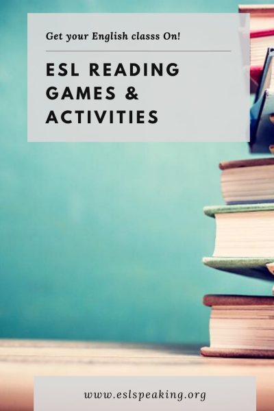 ESL Reading Activities & Games | Reading Comprehension Adults