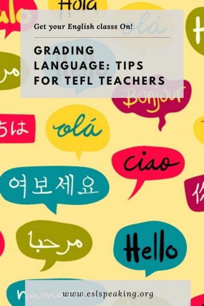 Grading Language: What is it? | ESL Graded Language Do's/Don'ts