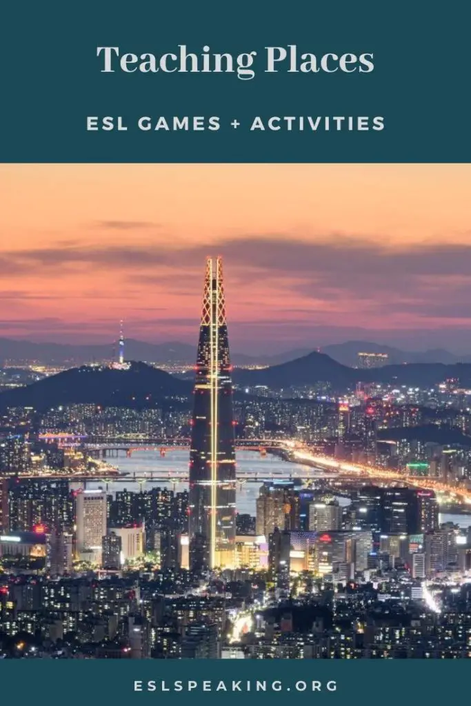 Teaching Places Games, Activities, Lesson Plans & Resources