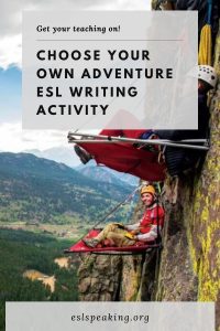 How to Write Choose Your Own Adventure | ESL Writing Activity Tip