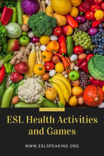 ESL Health Activities: Games, Activities, Worksheets, Vocabulary