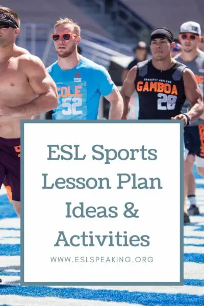 Sports ESL Lessons, Activities, Games, Worksheets & More