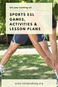 Sports ESL Lessons, Activities, Games, Worksheets & More
