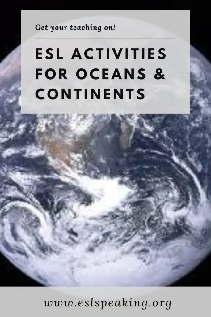 Teaching Continents and Oceans | Ideas, Resources & Activities