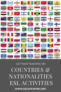 ESL Countries Games and Activities | Where are You ESL Lessons