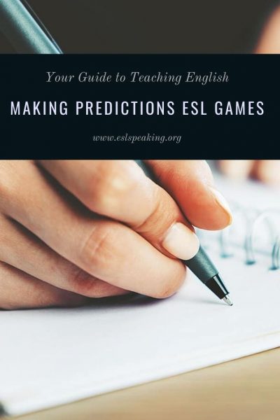 ESL Making Predictions Games | TEFL Predicting Activities