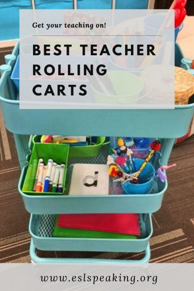Best Rolling Carts for Teachers | Teacher Crates & Bags on Wheels