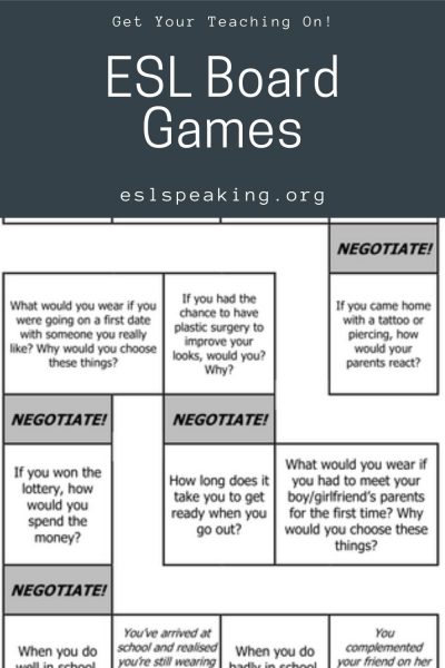 ESL Board Games: How to Make Conversation Board Game