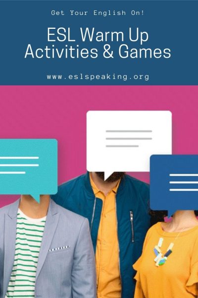 ESL Warm-Up Games & Activities | ESL Warmers for Kids & Adults