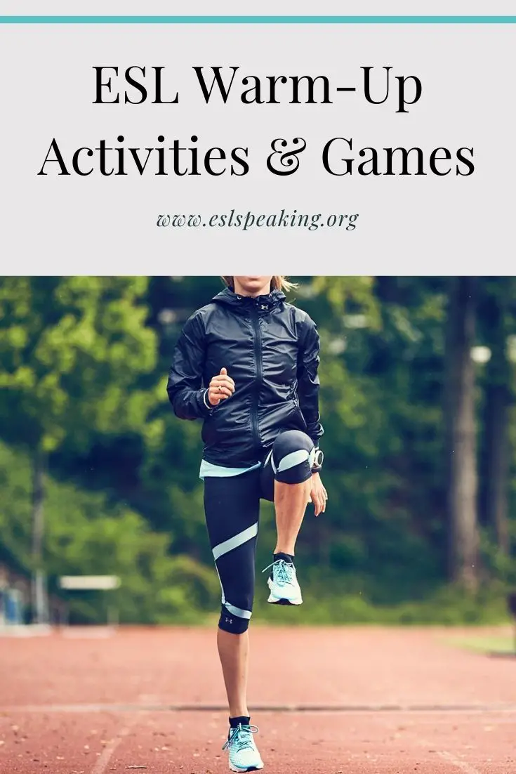 ESL Warm Up Activities Top 22 ESL Warmers ESL Games