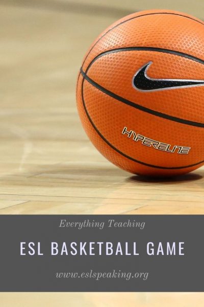 ESL Basketball Game Challenge: An ESL Speaking Activity