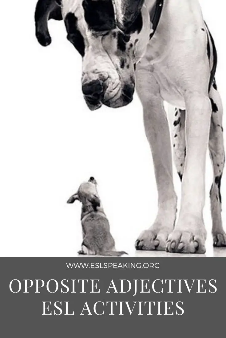 Opposites Activities for ESL | Lesson Plans and Teaching Tips