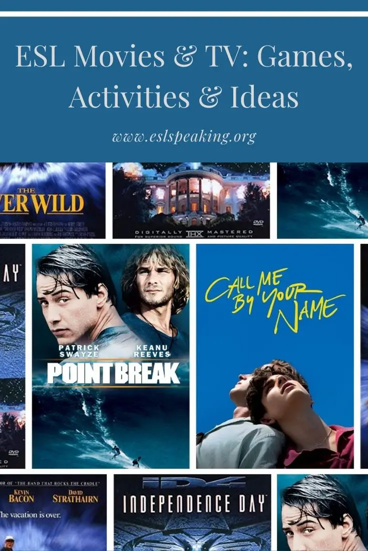 ESL Movies, Television & Film Activities & Ideas for Fun Lessons