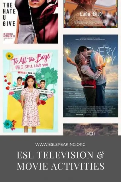 ESL Movies, Television & Film Activities & Ideas for Fun Lessons