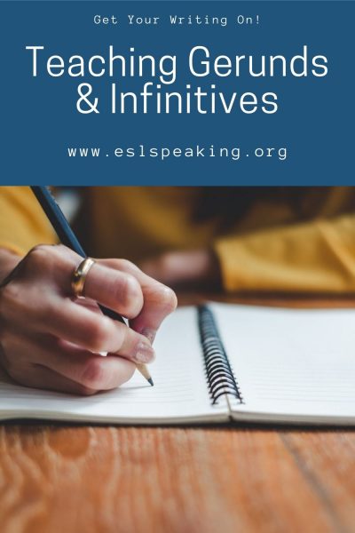 ESL Gerunds and Infinitives: Games, Activities & Lesson Plans