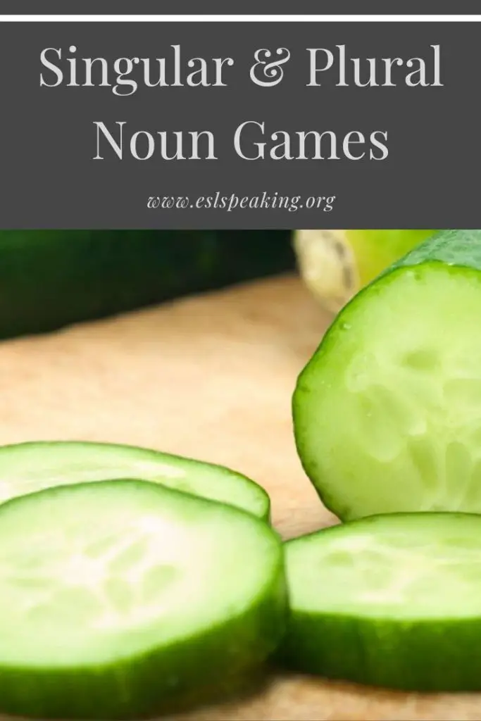 Singular and Plural Noun Games, Activities, Lesson Plans & More