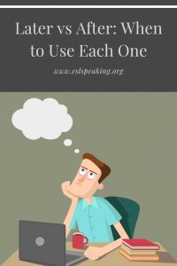 Later or After: Find out When and How to Use Each of these Words