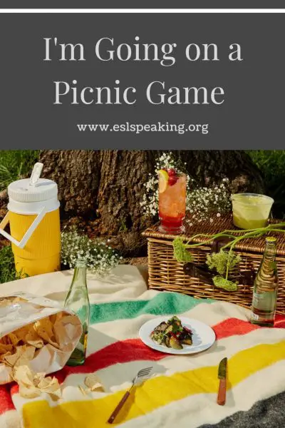 I'm Going on a Picnic: An ESL Warmer or Time-Filler Activity