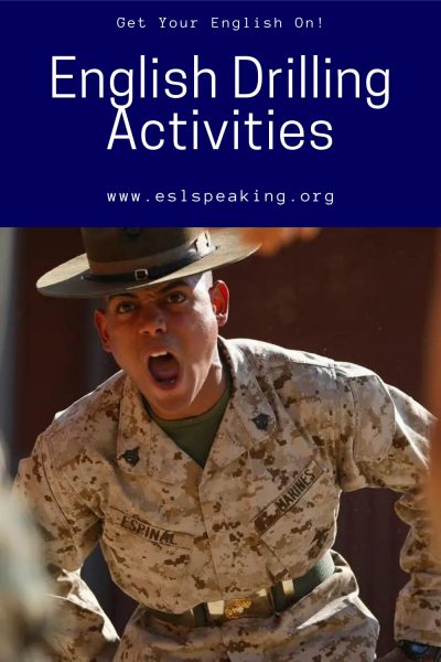 Drilling Games & Activities for Pronunciation, Grammar, Vocabulary