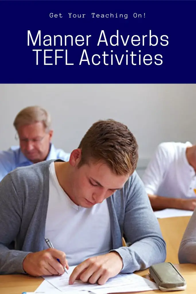 Adverbs of Manner Games, Activities, Worksheets & Lesson Plans