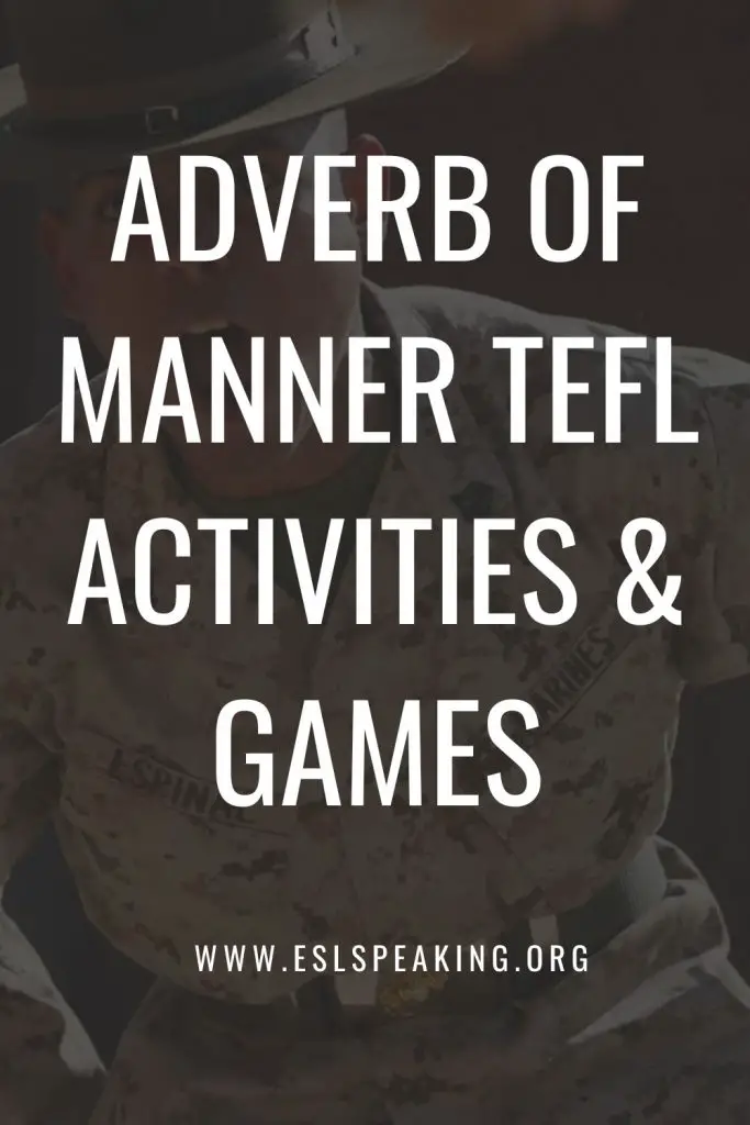 Adverbs of Manner Games, Activities, Worksheets & Lesson Plans