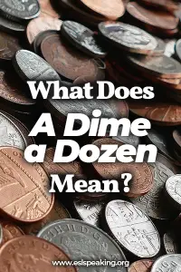 A Dime a Dozen Meaning, Origin, Examples | English Idiom