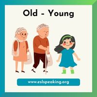 List of Antonyms with Pictures and Example Sentences