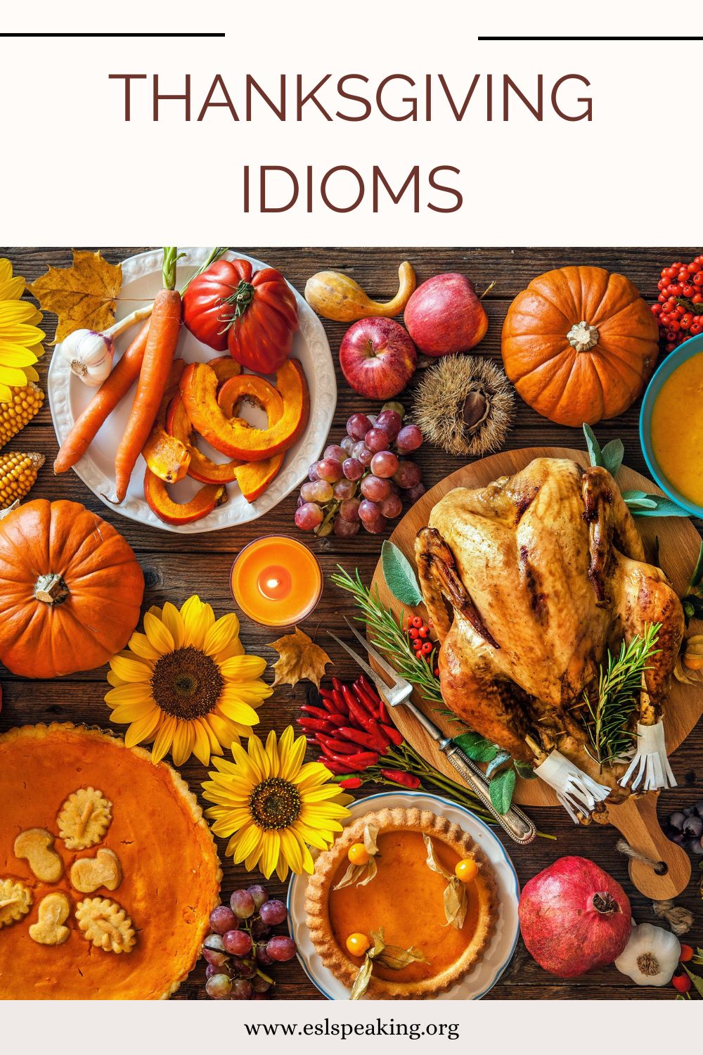 Thanksgiving Idioms | Words, Terms & Phrases for Thanksgiving