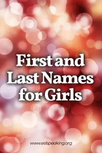 English Girl Names: Popular First and Last Names in English