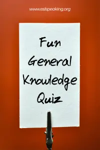 100 Easy General Knowledge Questions About Various Topics