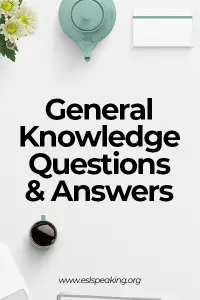 100 Easy General Knowledge Questions About Various Topics