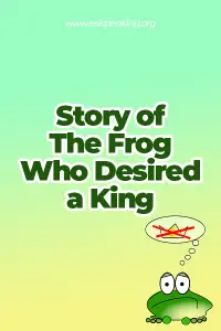 The Frog who Desired a King: English Short Story Reading Activity