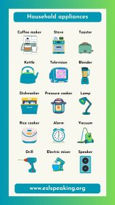 List of the Most Essential Household Items with Pictures