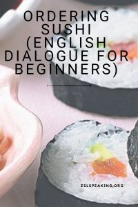 Ordering Sushi (Easy English Dialogue for Beginners)